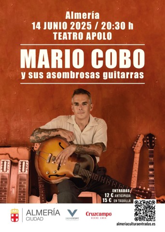MARIO COBO Y SUS ASOMBROSAS GUITARRAS | Ayuntamiento de Almería